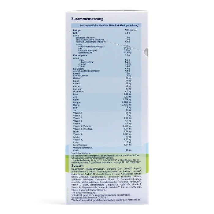 HiPP Formula Stage 1 Organic Combiotic Powder – Gentle Nutrition for ...